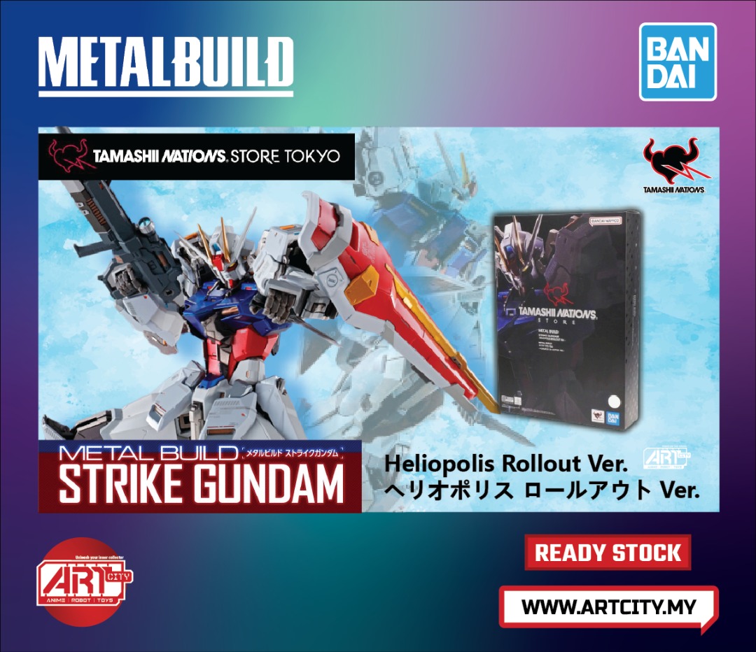 Bandai Metal Build - Strike Gundam - Heliopolis Rollout Ver - 1/100 ...