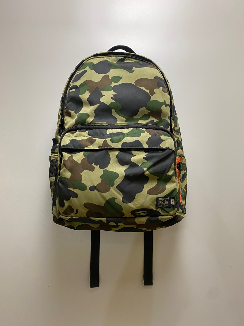 Bape x porter back pack, Men's Fashion, Bags, Backpacks on Carousell