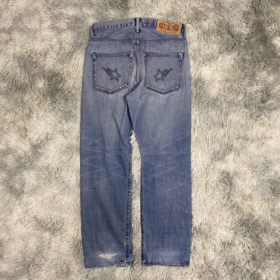 Bapesta Jeans, Men's Fashion, Bottoms, Jeans on Carousell