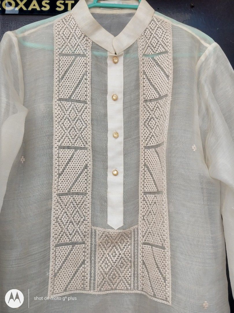 Beautiful handmade imbroidery pinya barong tagalog, Men's Fashion, Tops ...