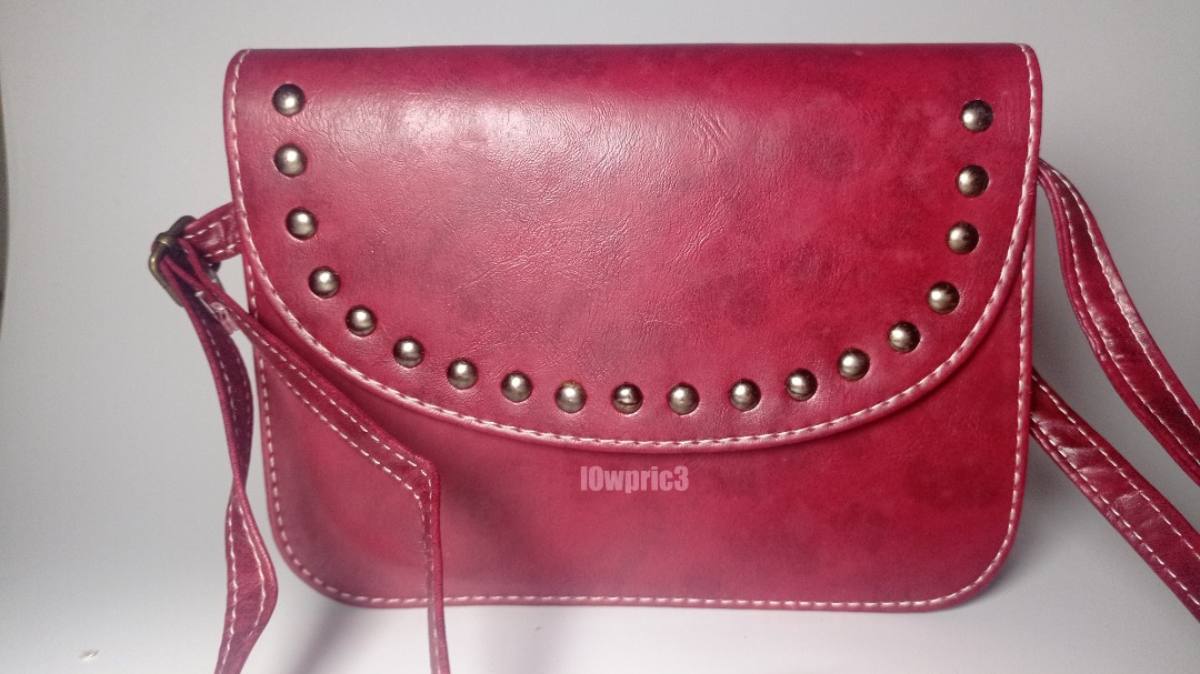 Beg tangan merah wanita, Women's Fashion, Bags & Wallets, Shoulder Bags ...
