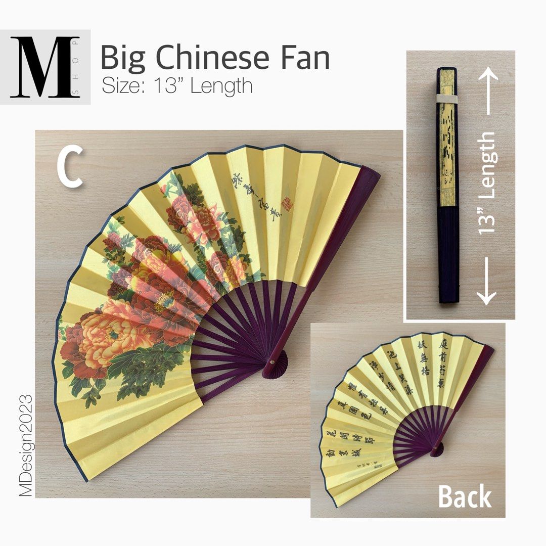 Big Chinese Fan / Pamaypay / Abanico, Everything Else, Others on Carousell