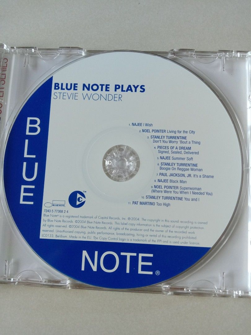 BLUE NOTE PLAY STEVIE WONDER/CD, Hobbies & Toys, Music & Media, CDs ...