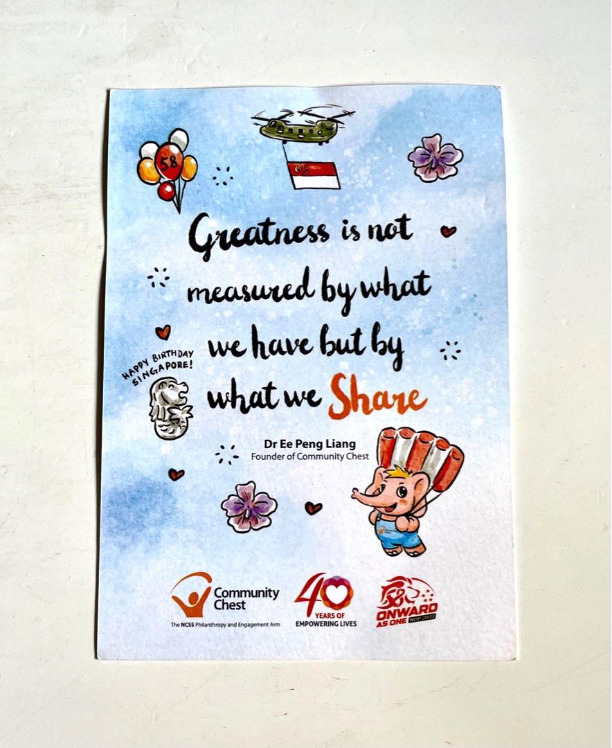 BN Special NDP 2023 Singapore Postcards, Hobbies & Toys, Stationery ...