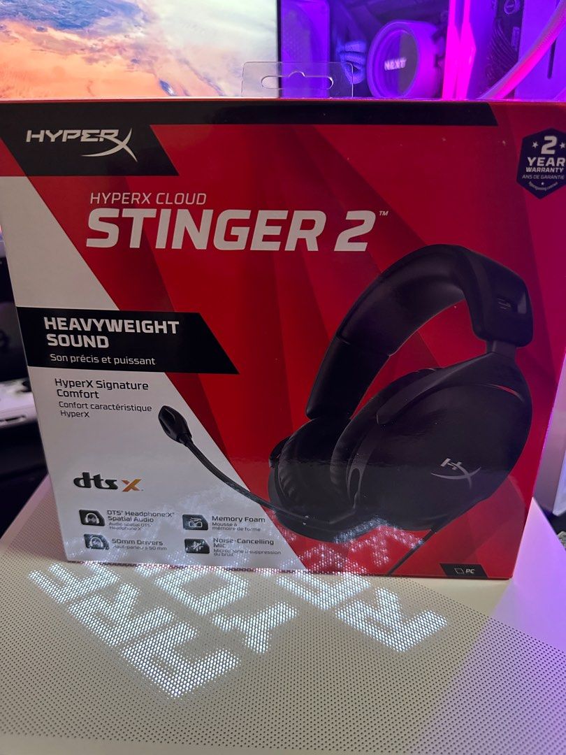 BNIB HyperX Cloud Stinger 2 Wired Gaming Headset, Audio, Headphones ...