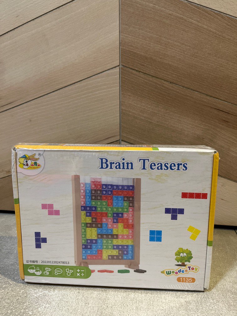 Brain Teaser, Tetris Puzzle, Hobbies & Toys, Toys & Games on Carousell