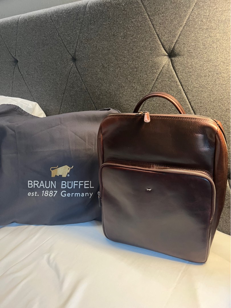 Braun Buffel Backpack, Men's Fashion, Bags, Backpacks on Carousell