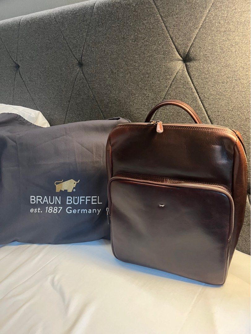 Braun Buffel Backpack, Men's Fashion, Bags, Backpacks on Carousell