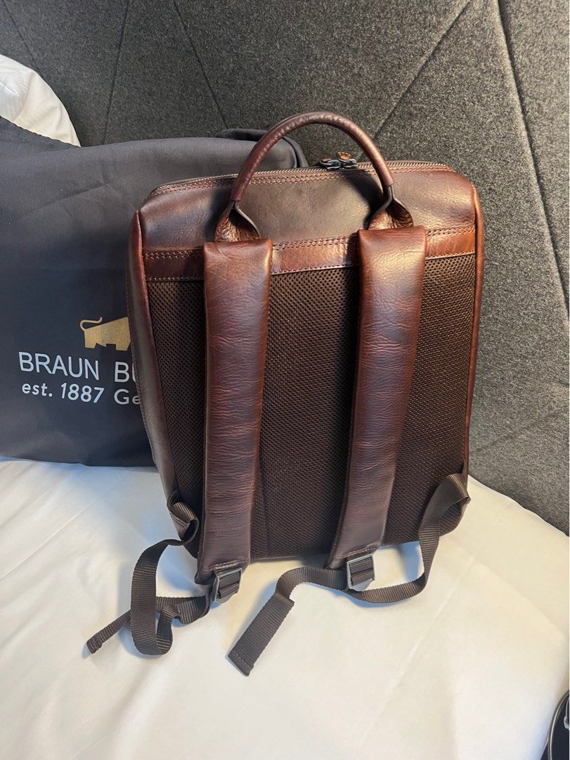 Braun Buffel Backpack, Men's Fashion, Bags, Backpacks on Carousell