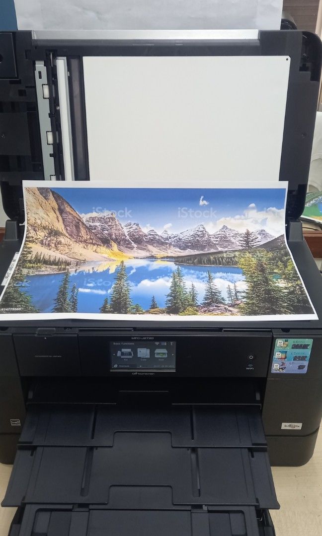 Brother A3 Printer MFC-J2720 ( Can double side Copy,Scan &Print)(Original new brother cartridge ...