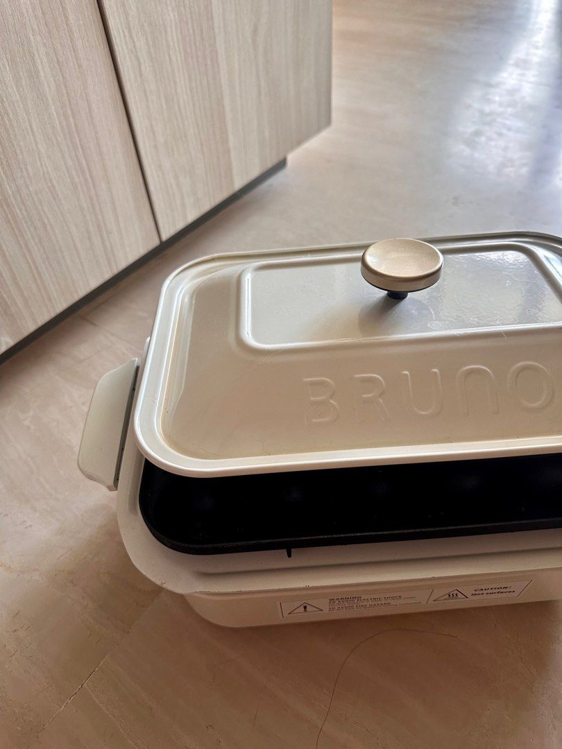 BRUNO Compact Hotplate - Light Beige, Furniture & Home Living ...