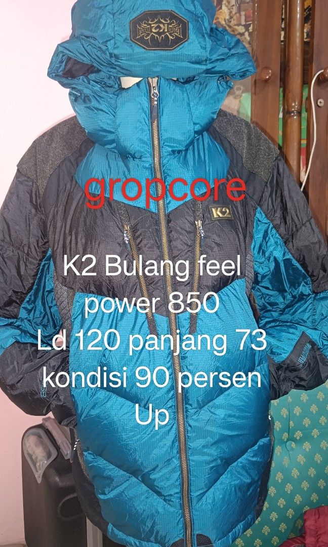 Bulang jaket besar angsa tebal K2 K2 not tnf, Fesyen Pria, Pakaian , Baju Luaran di Carousell
