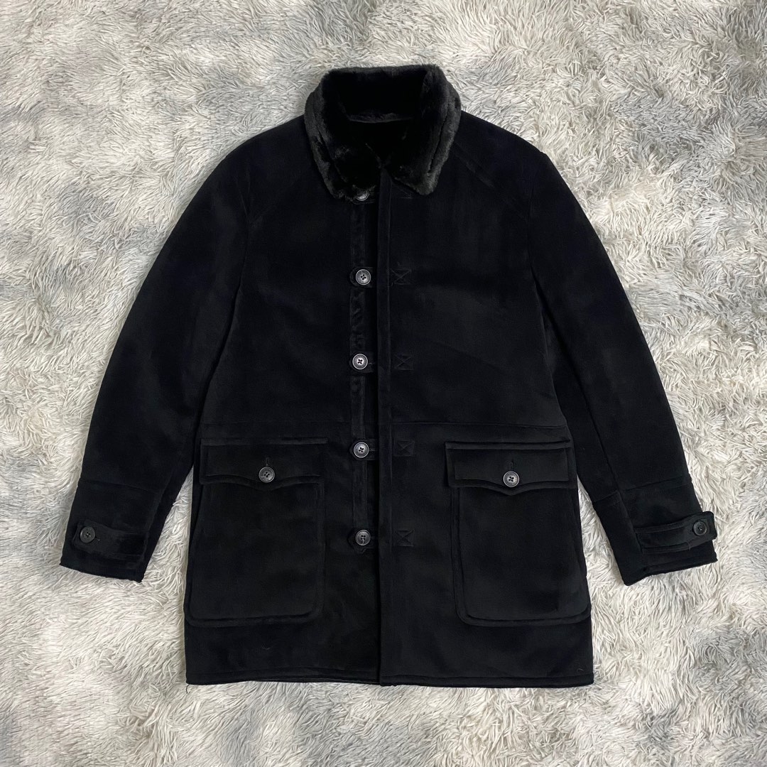 Burberry Mouton Coat, Men's Fashion, Coats, Jackets and Outerwear on ...