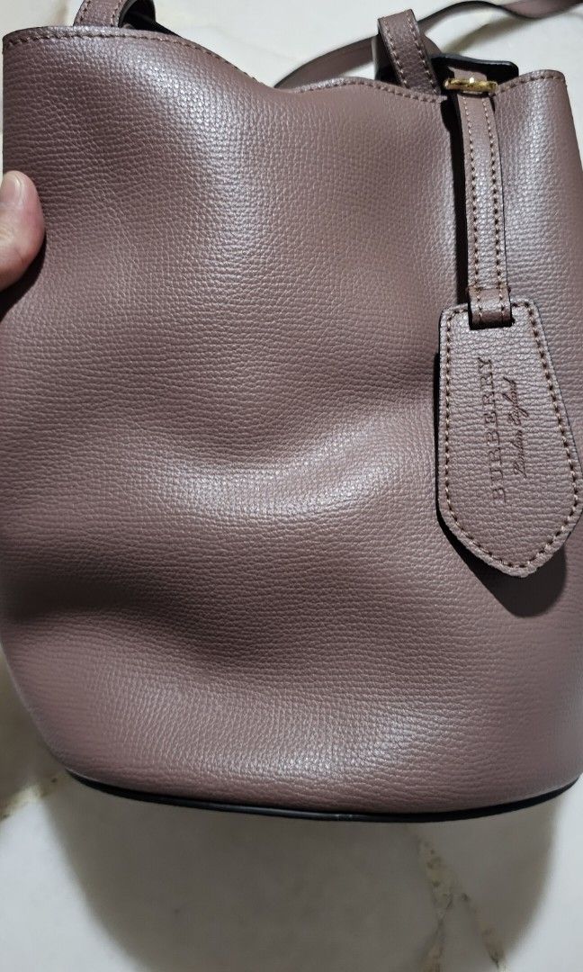 Burberry Reversible Bucket Bag (Light Elderberry), Luxury, Bags ...