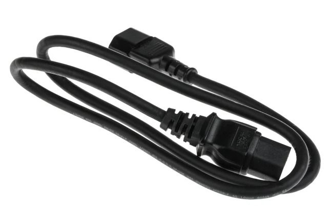 C14 C15 Male to Female Power Extension Cable Cord, Computers & Tech ...