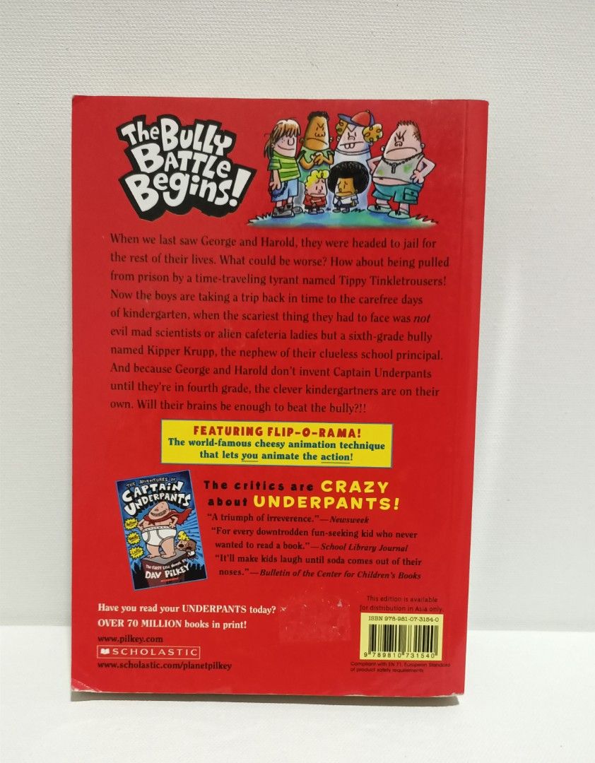 CAPTAIN UNDERPANTS AND THE TERRIFYING RETURN OF TIPPY TINKLETROUSERS ...