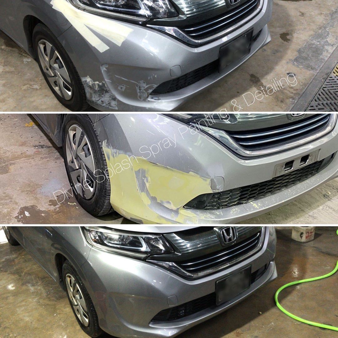 Car Spray Painting. paint damages respray, Car Accessories, Car ...