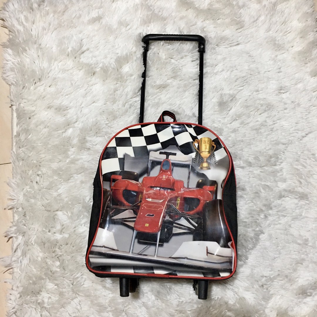 CARS MINI TROLLEY BACKPACK FOR KIDS, Babies & Kids, Babies & Kids ...