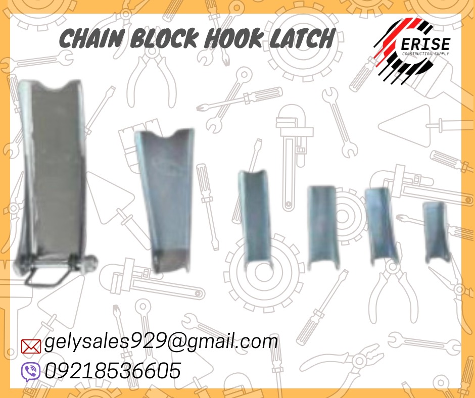 CHAIN BLOCK HOOK LATCH, Commercial & Industrial, Construction Tools ...