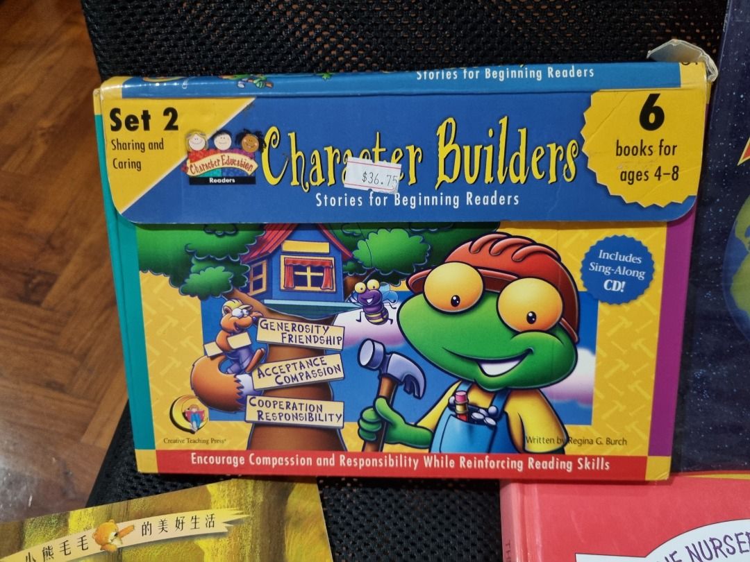 Character Builders book, Letterland flashcard, Count to a Million ...