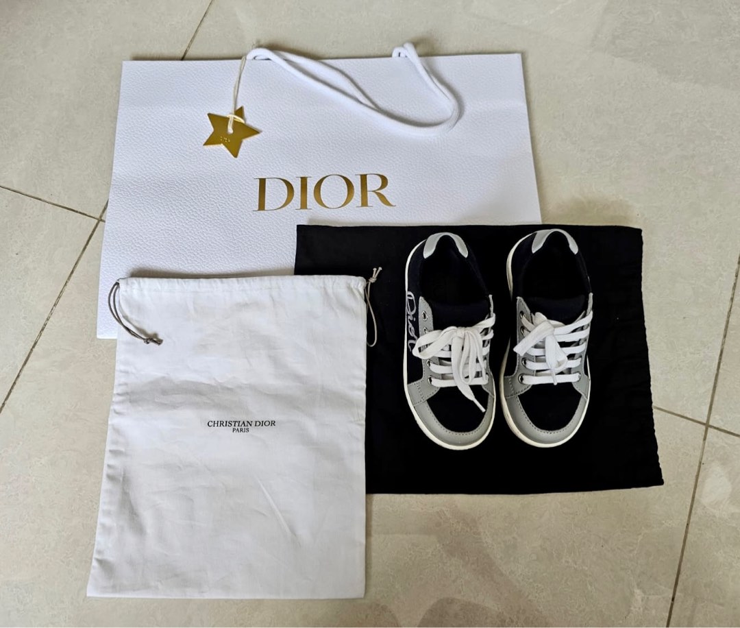 Christian Dior Kids Sneaker, Babies & Kids, Babies & Kids Fashion on ...