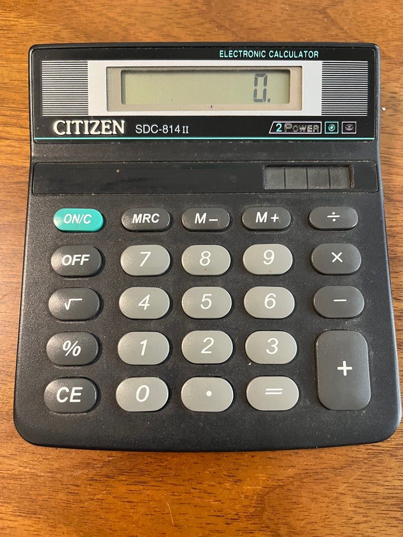 Citizen calculator (solar powered), TV & Home Appliances, Electrical ...
