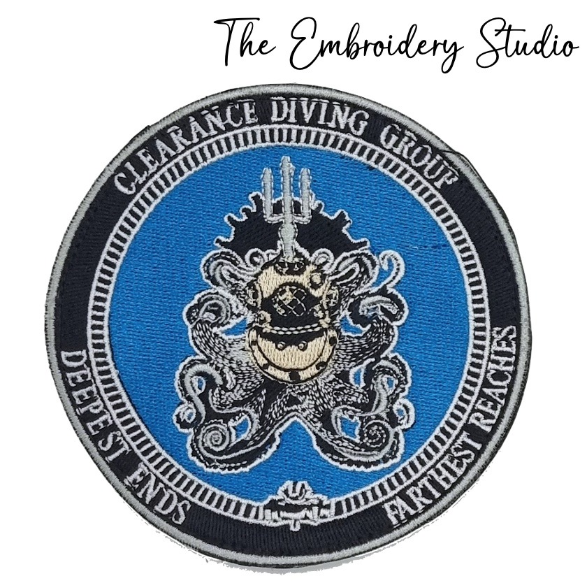 Clearance Diving Group Deepest Ends Farthest Reaches Patches Embroidery ...