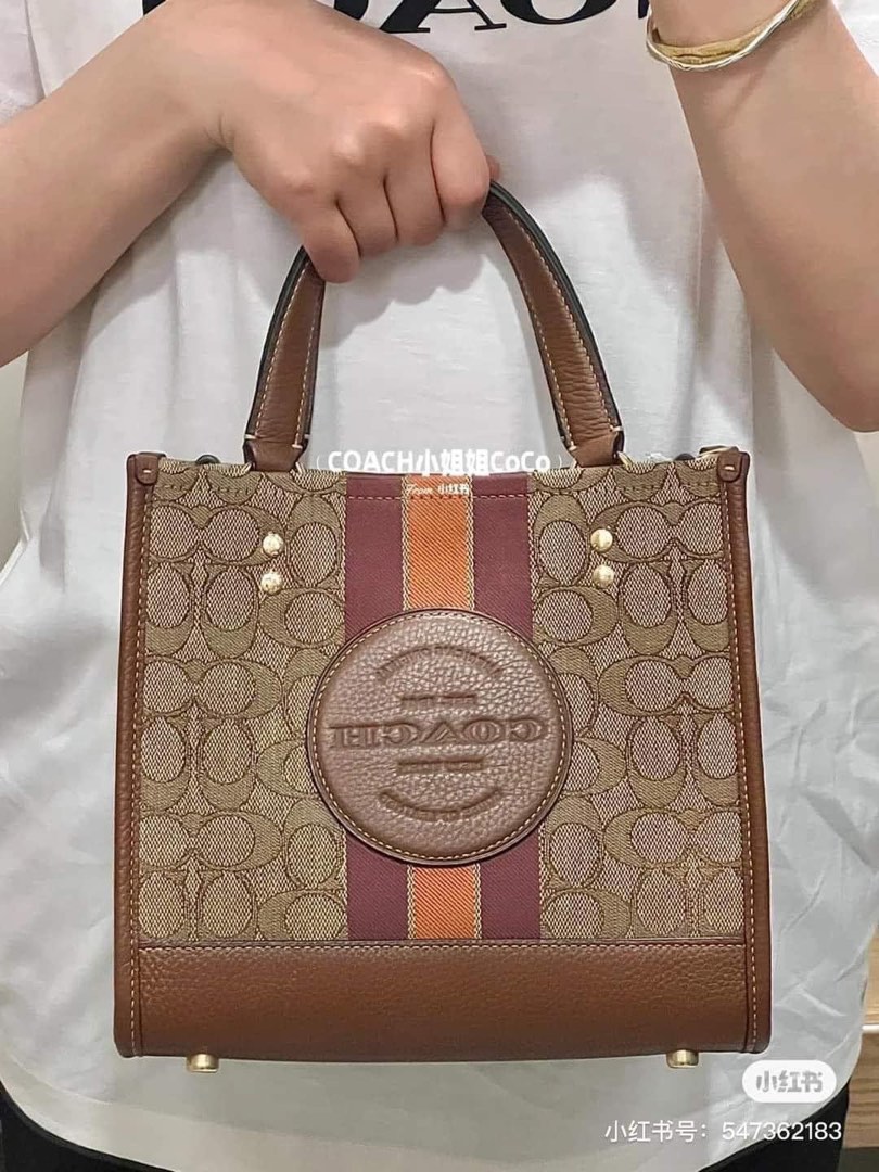 Coach Demsey Tote 2 Sizes Available, Women's Fashion, Bags & Wallets ...