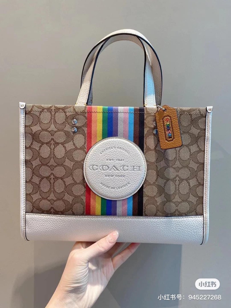 Coach Rainbow Demsey, Women's Fashion, Bags & Wallets, Tote Bags on ...