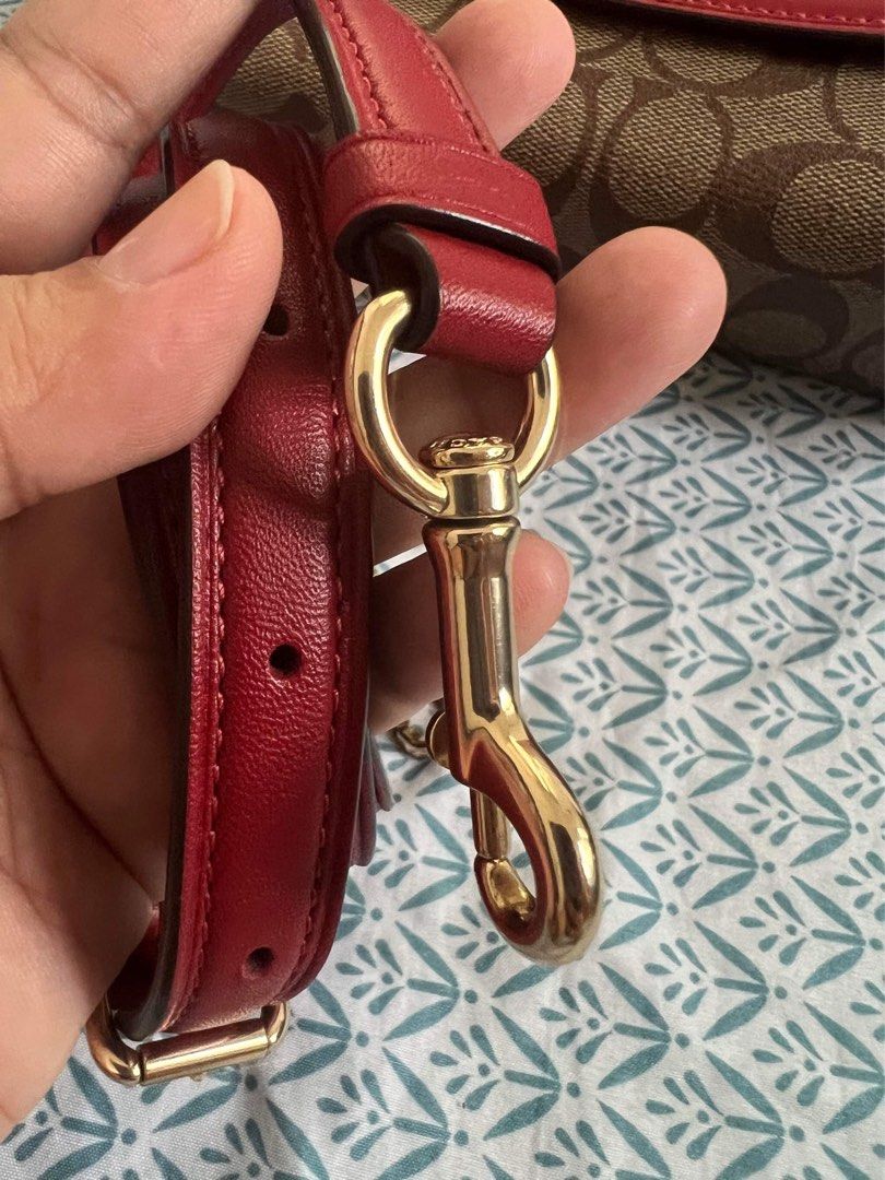 Coach Tilly Satchel 23 in signature canvas - pre loved, Luxury, Bags ...