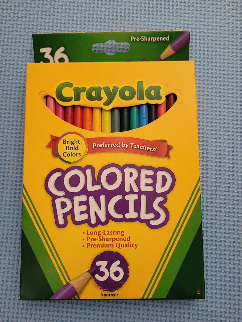 Crayola 36 colored pencils, Hobbies & Toys, Stationery & Craft ...
