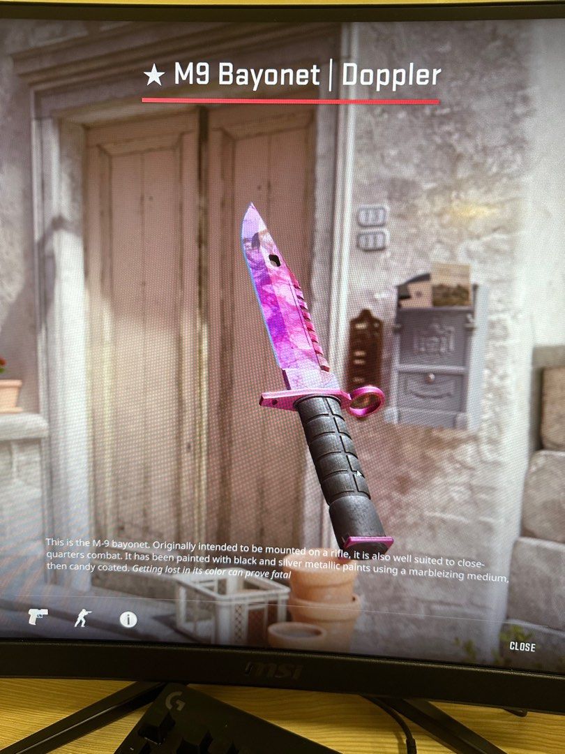 CSGO CS2 M9 Doppler Phase 2 P2 FN, Video Gaming, Gaming Accessories, In-Game Products on Carousell