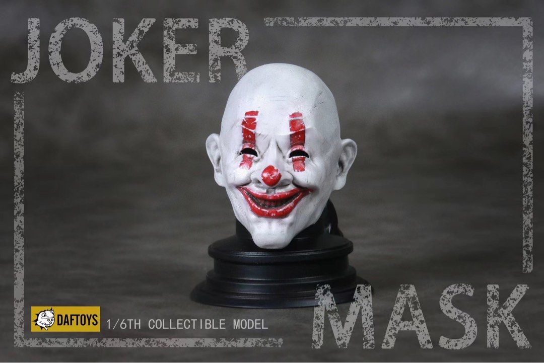 Daftoys F025 1/6 Robber Joker Masks with stands, Hobbies & Toys, Toys ...