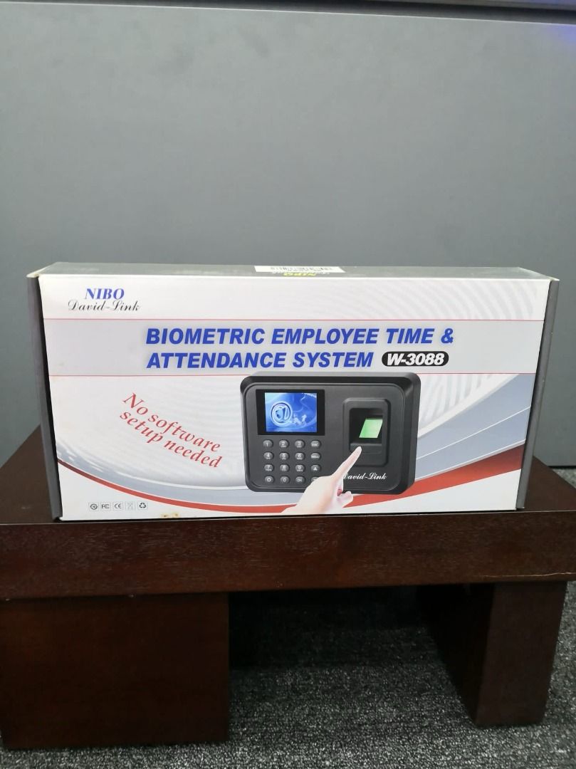 BNIB David-Link Biometric Employee Time & Attendance System W-3088 ...