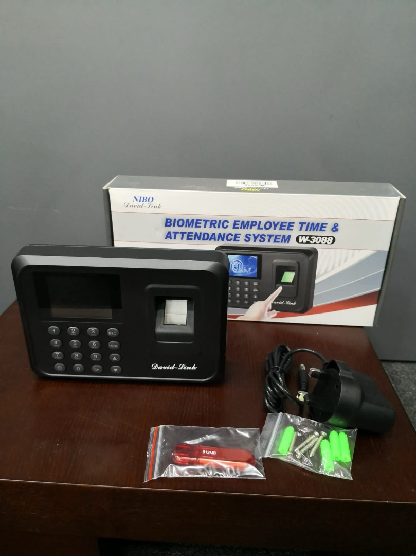 BNIB David-Link Biometric Employee Time & Attendance System W-3088 ...