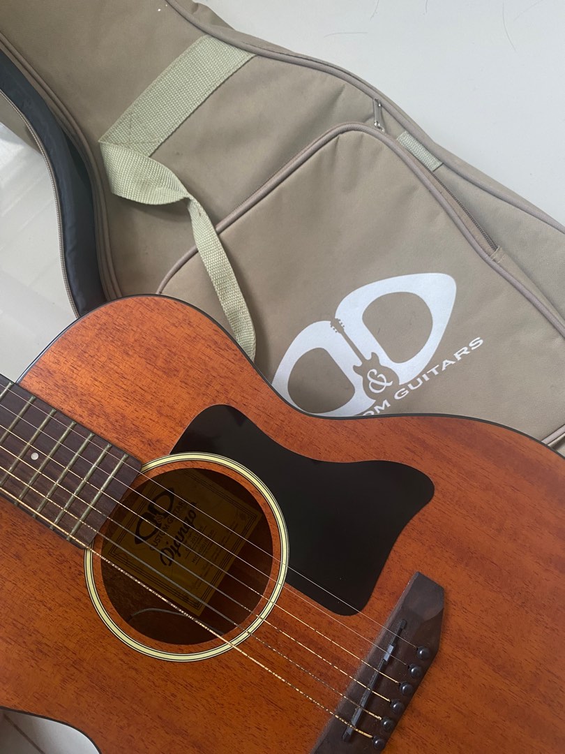 D&D Django Jr. Acoustic Guitar with Cherub GT-2 Preamp, Hobbies & Toys ...
