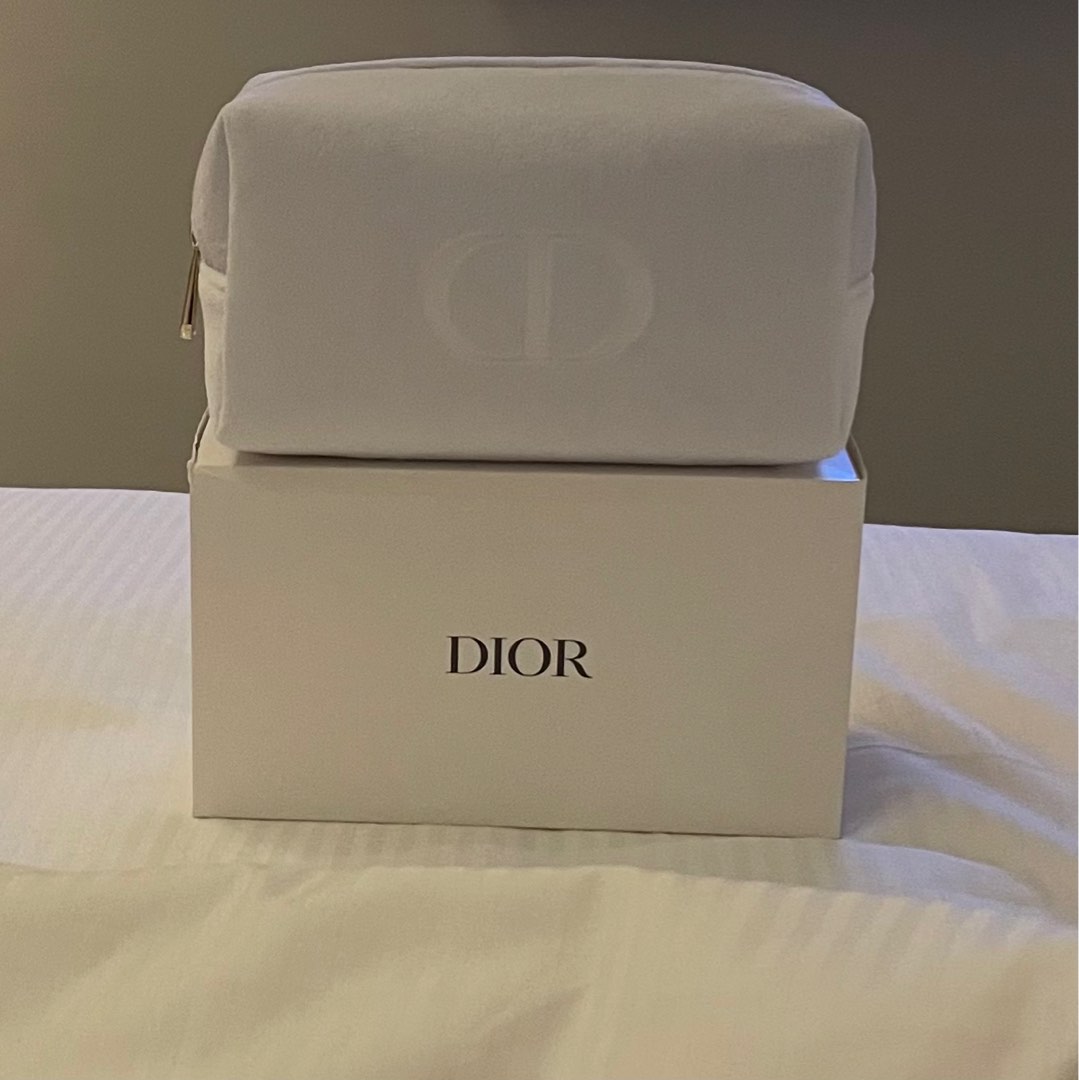 Dior Cosmetic Pouch, Luxury, Bags & Wallets on Carousell