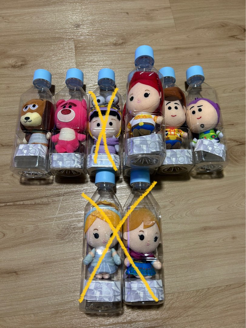 Disney 100 plushies in the bottle, Hobbies & Toys, Toys & Games on ...