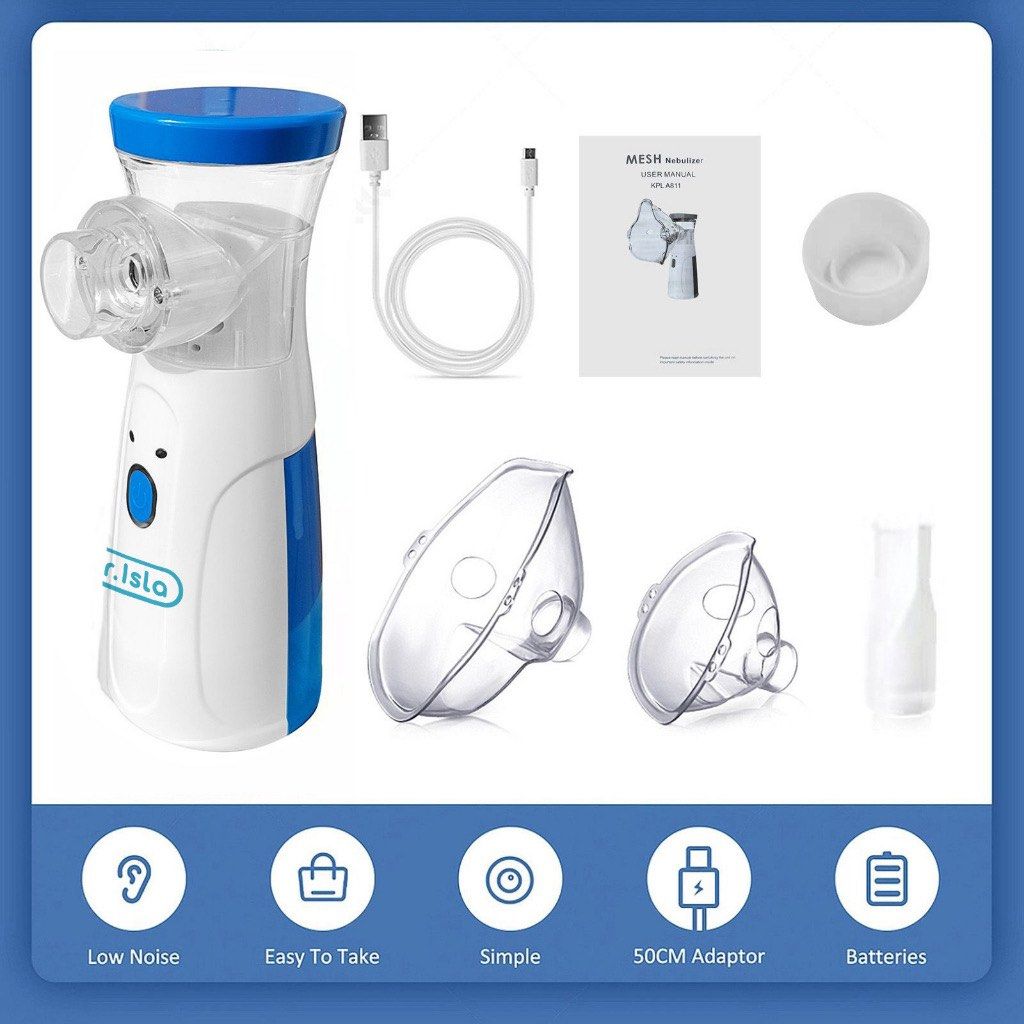Dr.Isla N7 Nebulizer Portable Rechargeable Mesh Machine Handheld ...