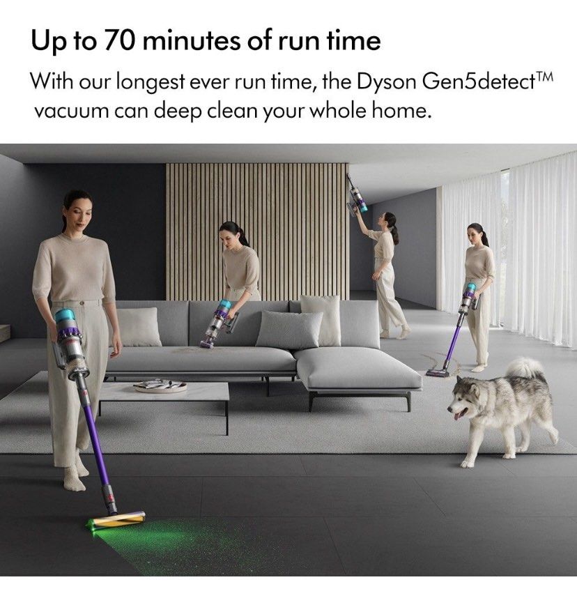 Dyson Gen5 Detect Complete Iron/Purple, TV & Home Appliances, Vacuum ...