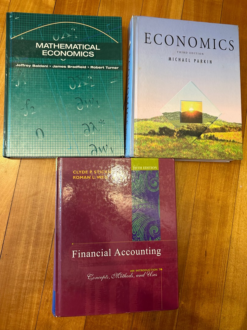 Economics and Financial Accounting textbooks, Hobbies & Toys, Books ...