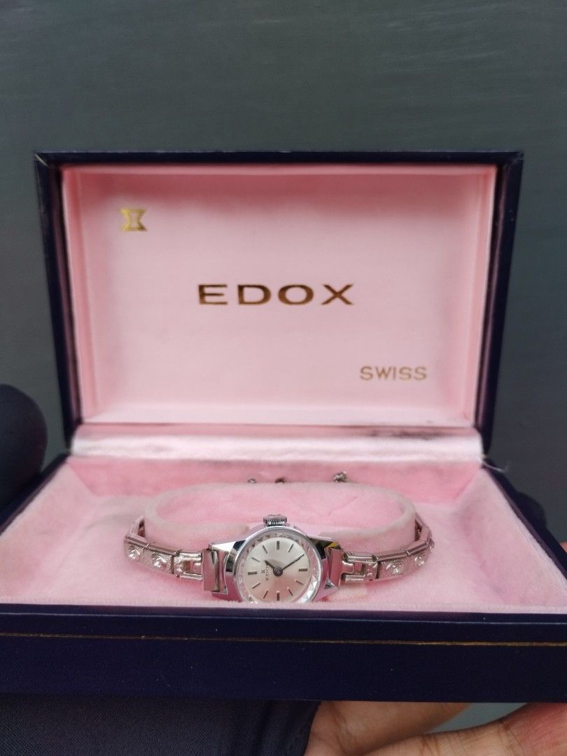 edox ladies watch manual winding swiss made 23639 full set original ...