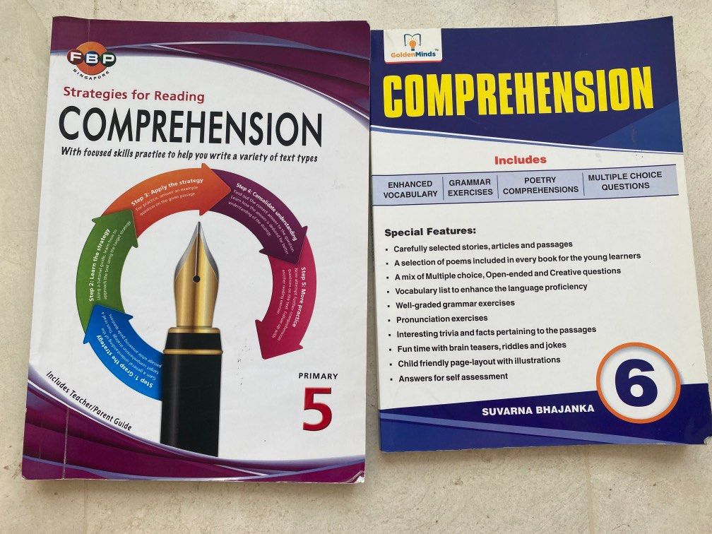 English comprehension for P5 and P6, Hobbies & Toys, Books & Magazines ...