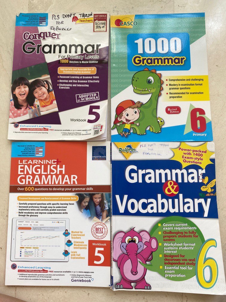 English Grammar P5 and P6, Hobbies & Toys, Books & Magazines ...