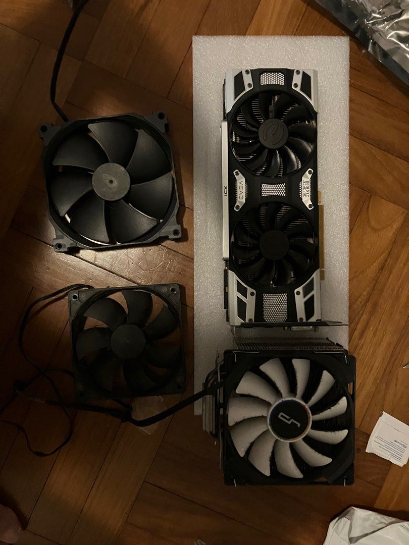 EVGA GTX 1080 + cpu cooler + pc fan, Computers & Tech, Parts ...
