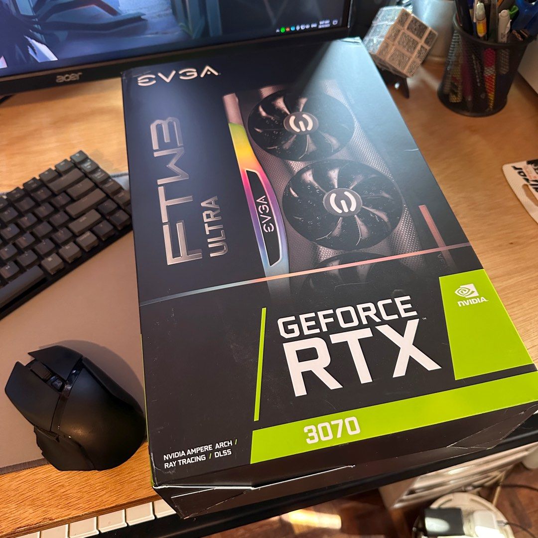 EVGA RTX3070 FTW3 (GPU Box), Computers & Tech, Parts & Accessories ...