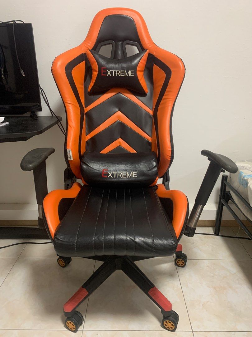 EXTREME Inkagu Leather Ergonomic Gaming Chair, Furniture & Home Living, Furniture, Chairs on ...