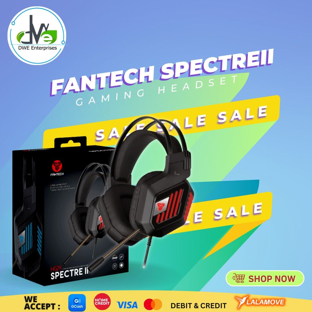 Fantech Spectre II gaming headset, Audio, Headphones & Headsets on ...