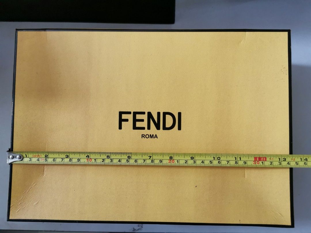 Fendi shoe box, Luxury, Accessories on Carousell
