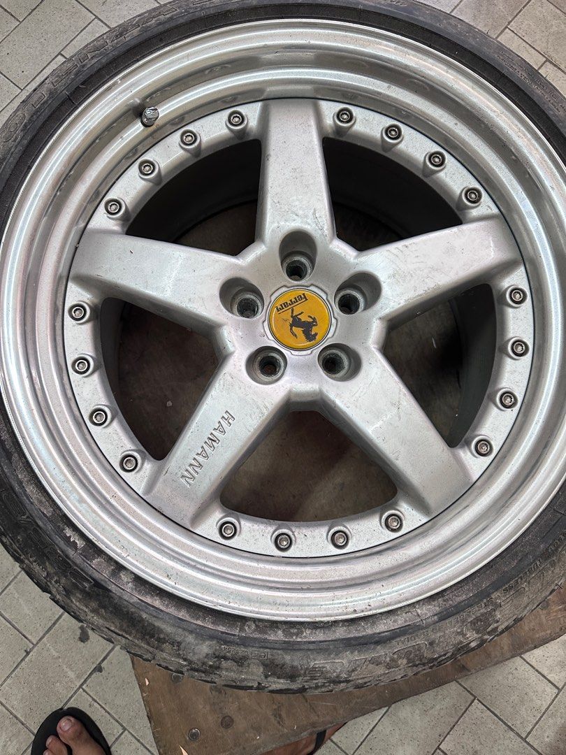 Ferrari rims 1pcs only , Car Accessories, Tyres & Rims on Carousell